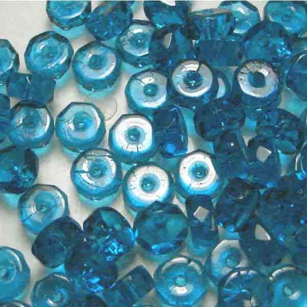 Capri 6MM Disc Rondelle With Fire Polish Edge